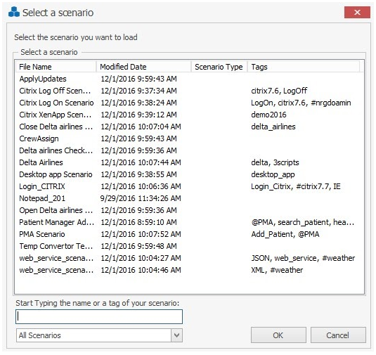 How to use scenario tags in ScenarioBuilder?