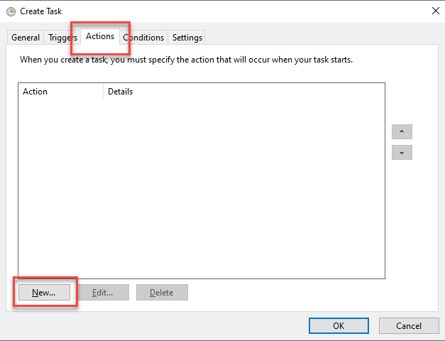 Launching rProcess with a Scheduled Task